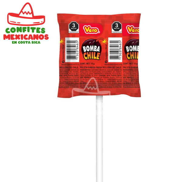 Popi Bomba chile | Confites mexicanos en Costa Rica