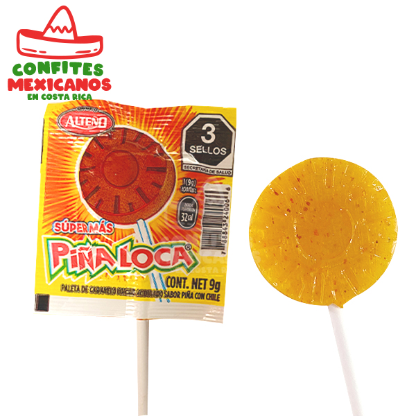 Chupa Piña loca picante | Confites mexicanos en Costa Rica