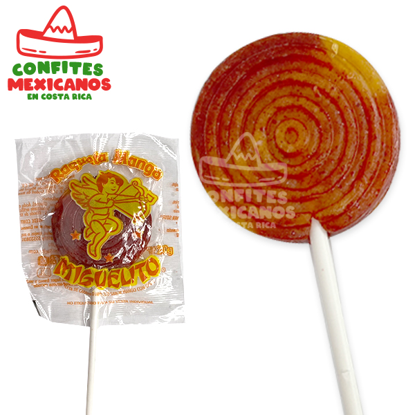 Chupa Raqueta de Mango Miguelito | Confites mexicanos en Costa Rica