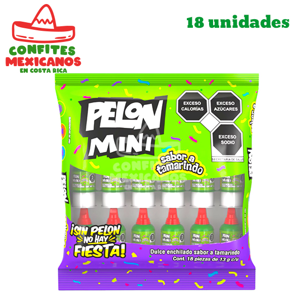 Mini Pelón pelo rico sabor tamarindo - 13 gr - 18 piezas | Confites ...