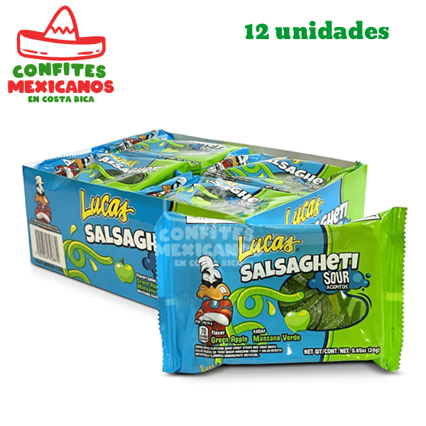 Skwinkles salsagheti - Manzana verde 24g - 12 pcs | Confites mexicanos ...