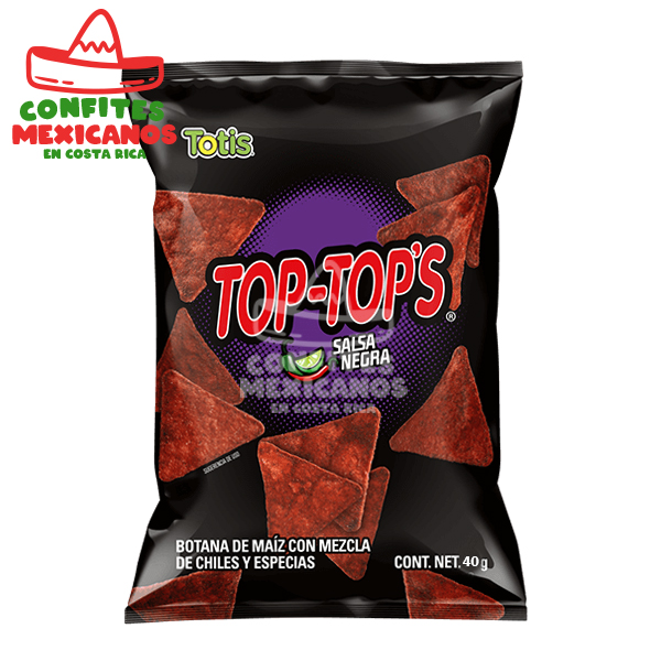 Top-Top´s Sabor Salsa Negra - 40 gr | Confites mexicanos en Costa Rica