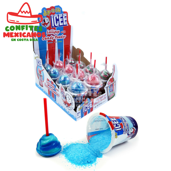 Dip-n-Lik Popi con polvito ácido de ICEE (Precio por unidad) | Confites ...